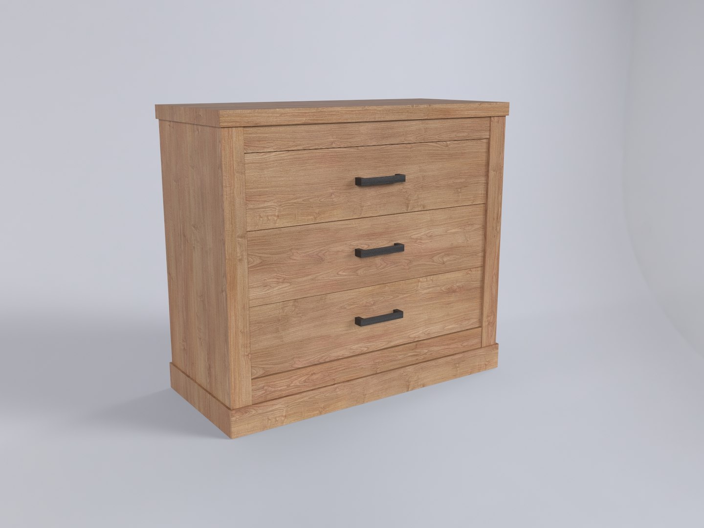 3D COLTON DRESSER 3 DRAWER HC - TurboSquid 1922178