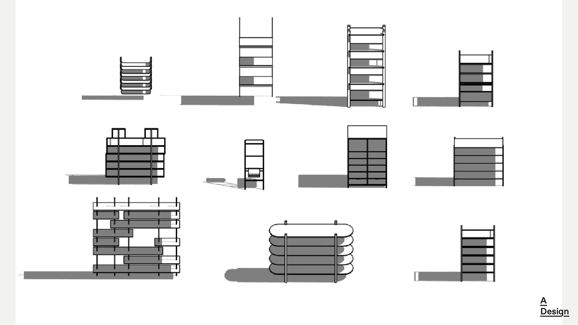 3D Shelving - Pack Of Revit Families - TurboSquid 2151424