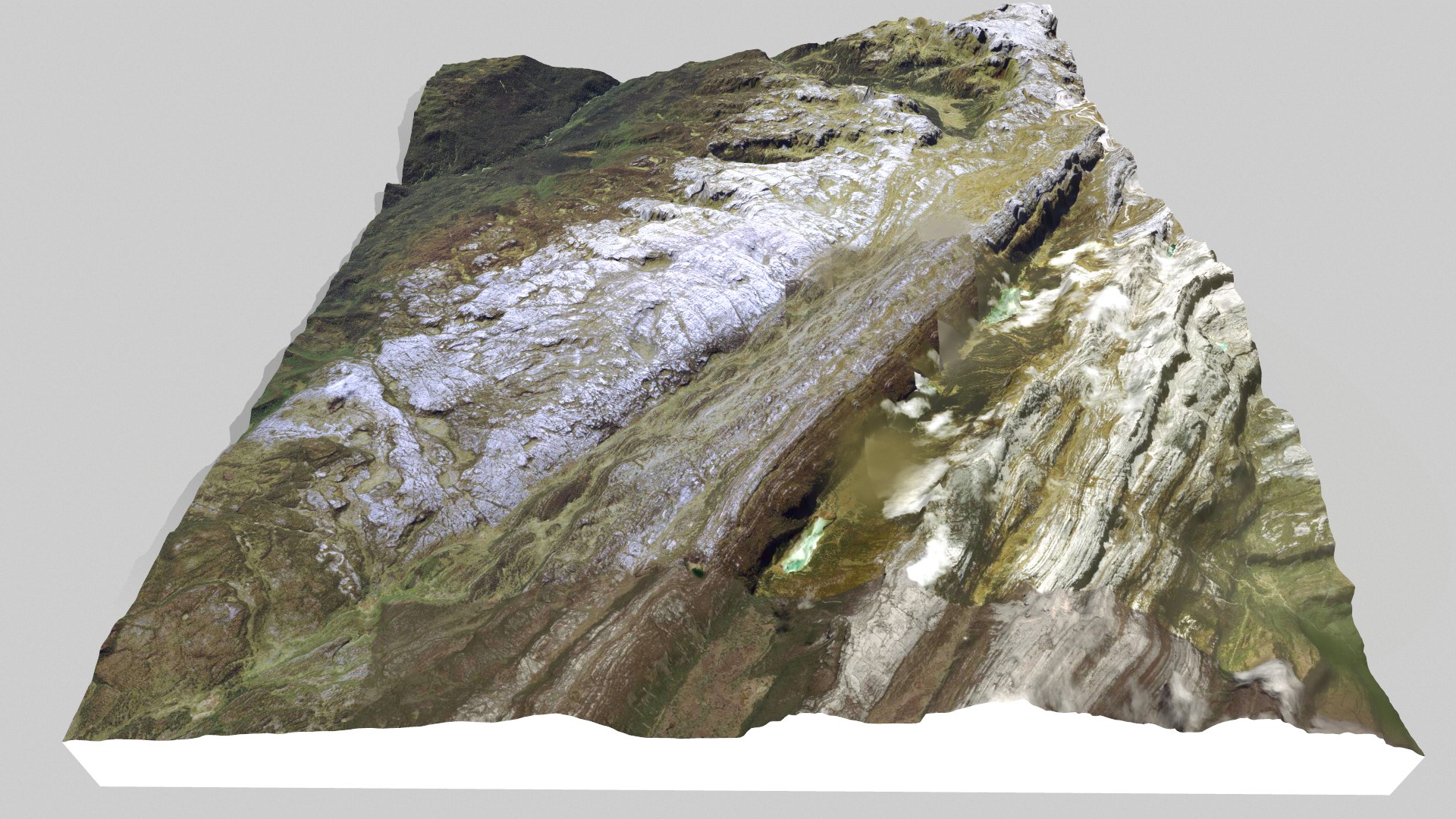 3D Mountain Landscape Ngga Pilimsit Papua Province Indonesia ...
