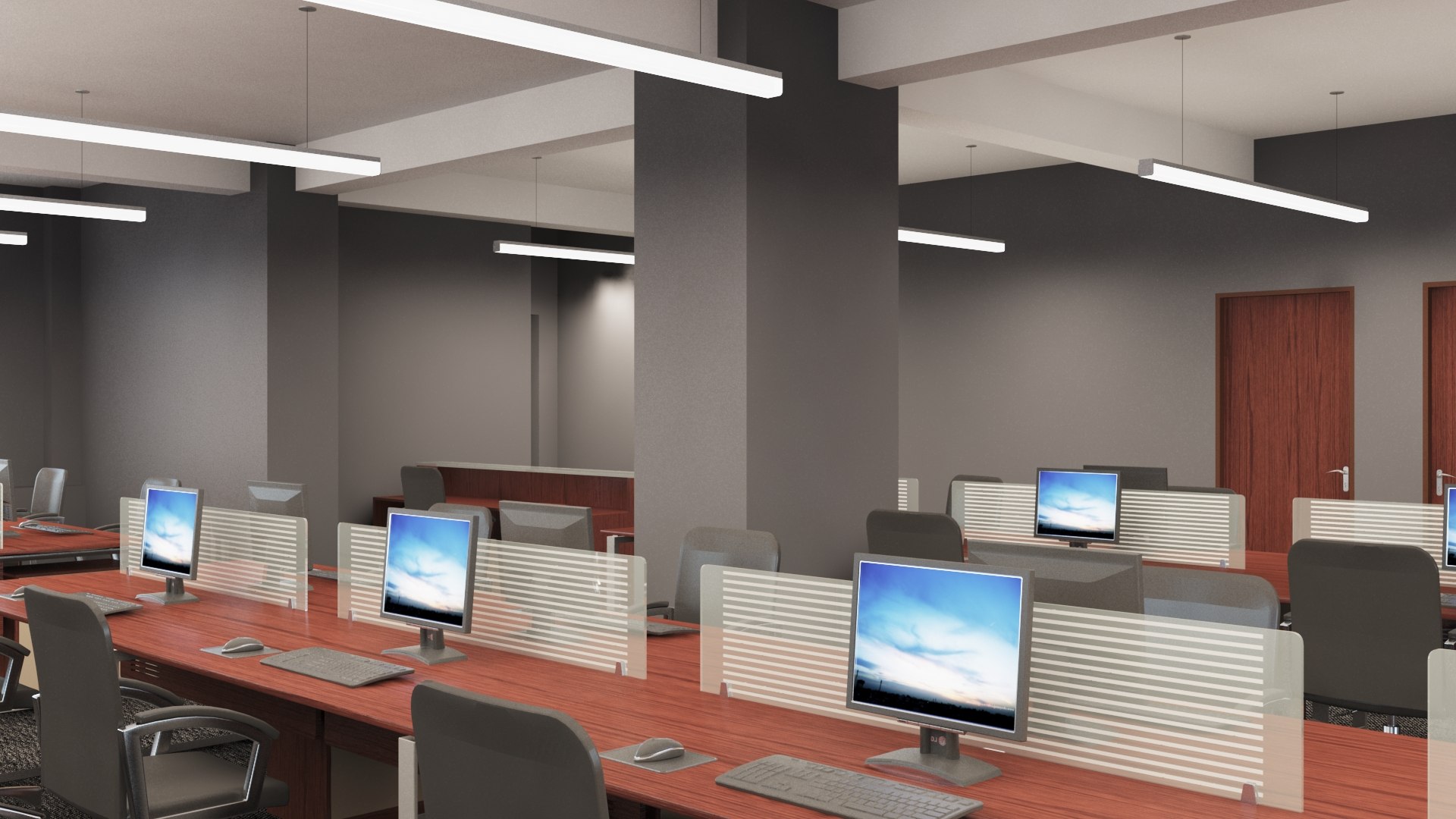 3D Office Model - TurboSquid 1819406