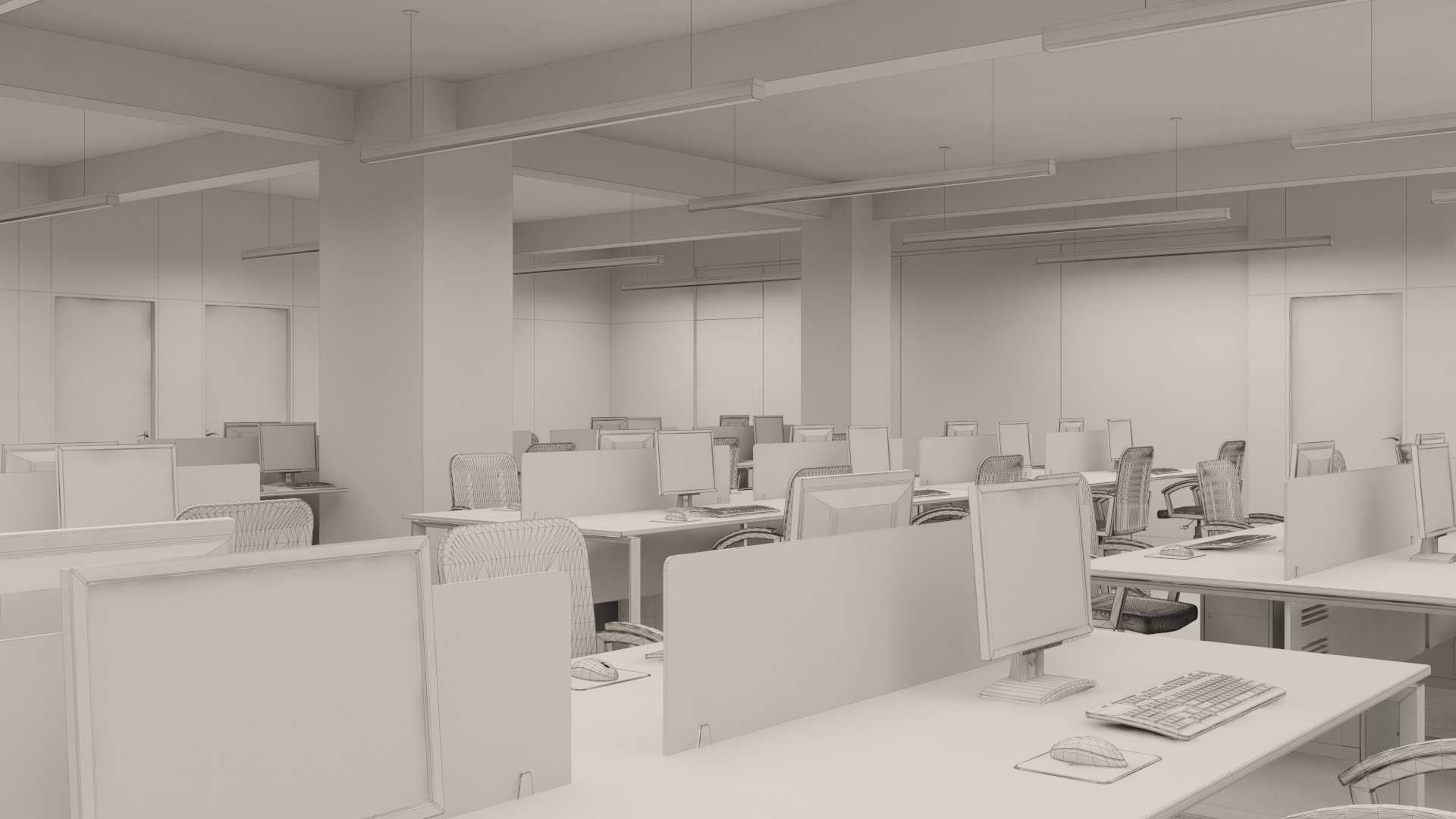 3D Office Model - TurboSquid 1819406