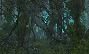 Download Free & Premium Night Forest 3D Models | TurboSquid