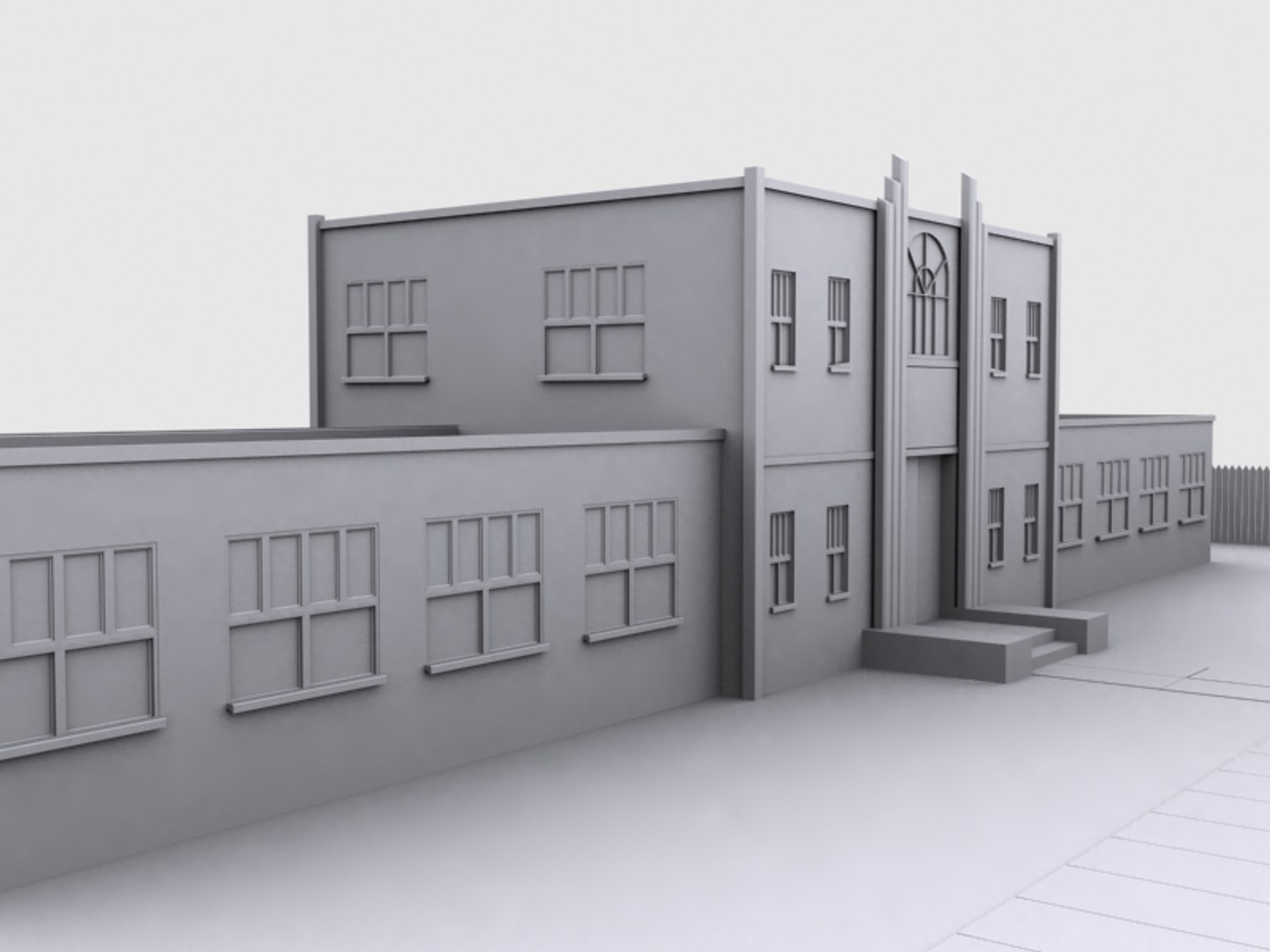 School 3d Max