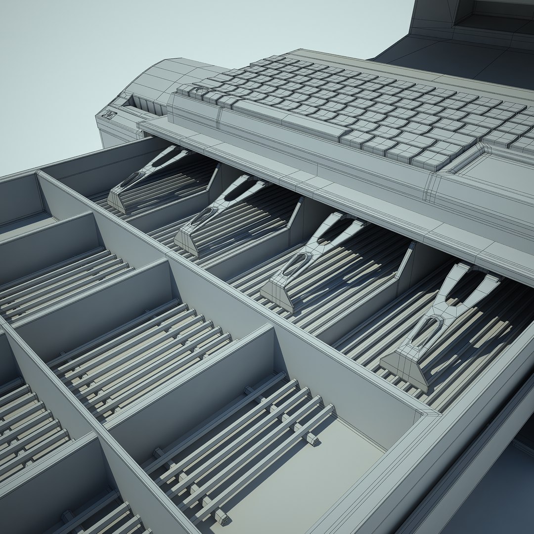 Cash Register 3d Model