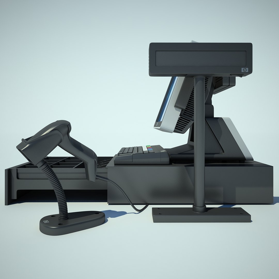 Cash Register 3d Model