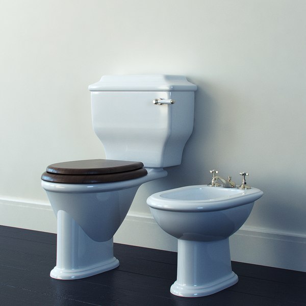 Devon & Devon Toilettenschüssel Bidet 2 3D-Modell - TurboSquid 502234