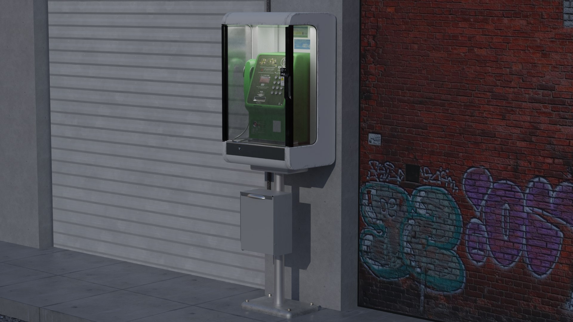 JapanesePayphone 3D Model - TurboSquid 2231716