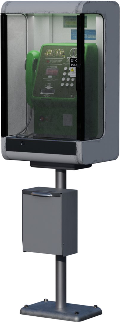JapanesePayphone 3D Model - TurboSquid 2231716