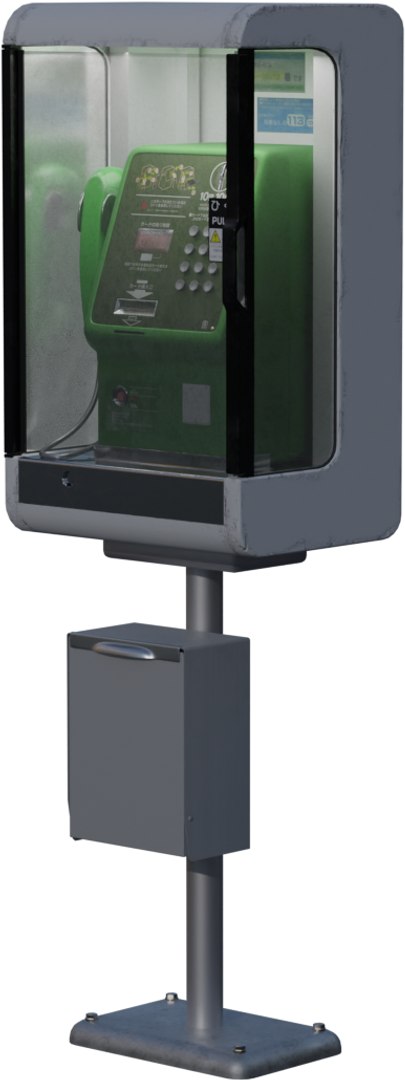 JapanesePayphone 3D Model - TurboSquid 2231716
