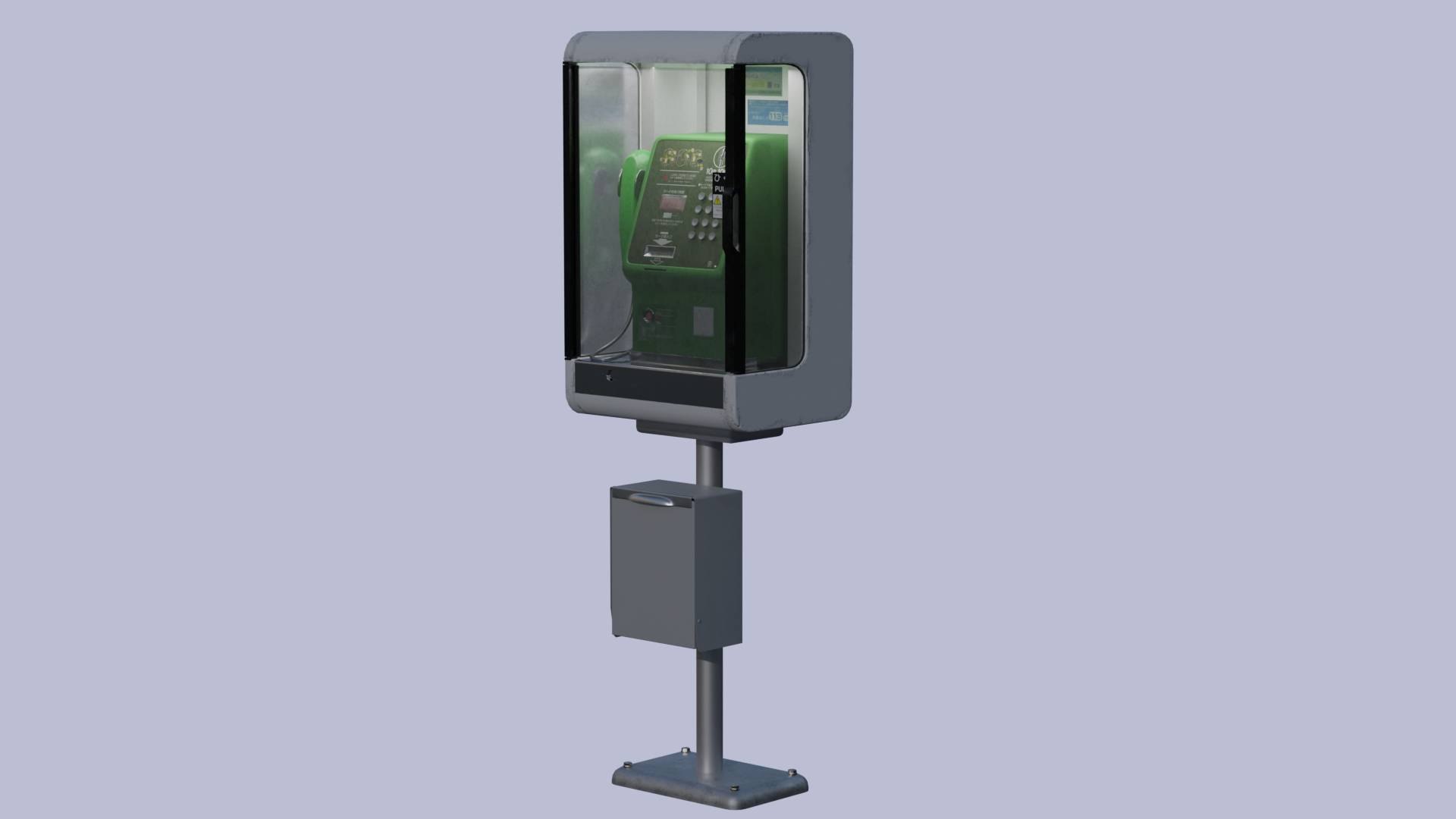 JapanesePayphone 3D Model - TurboSquid 2231716