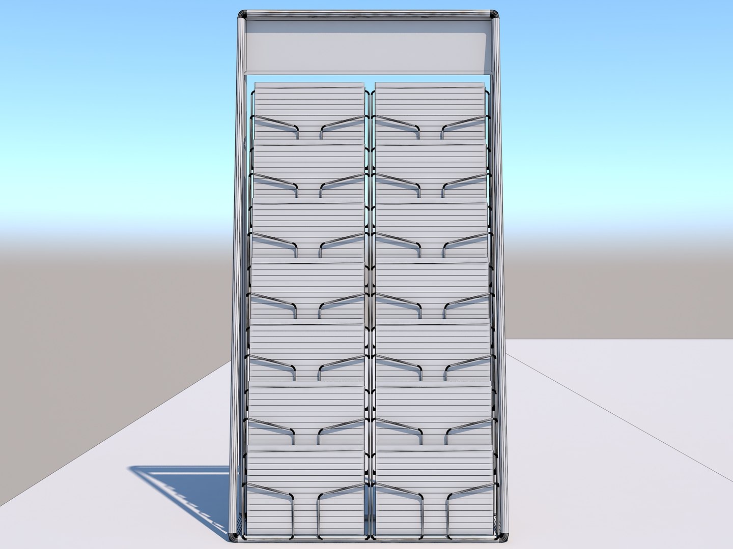 3D Newspaper Stand Model - TurboSquid 1674242