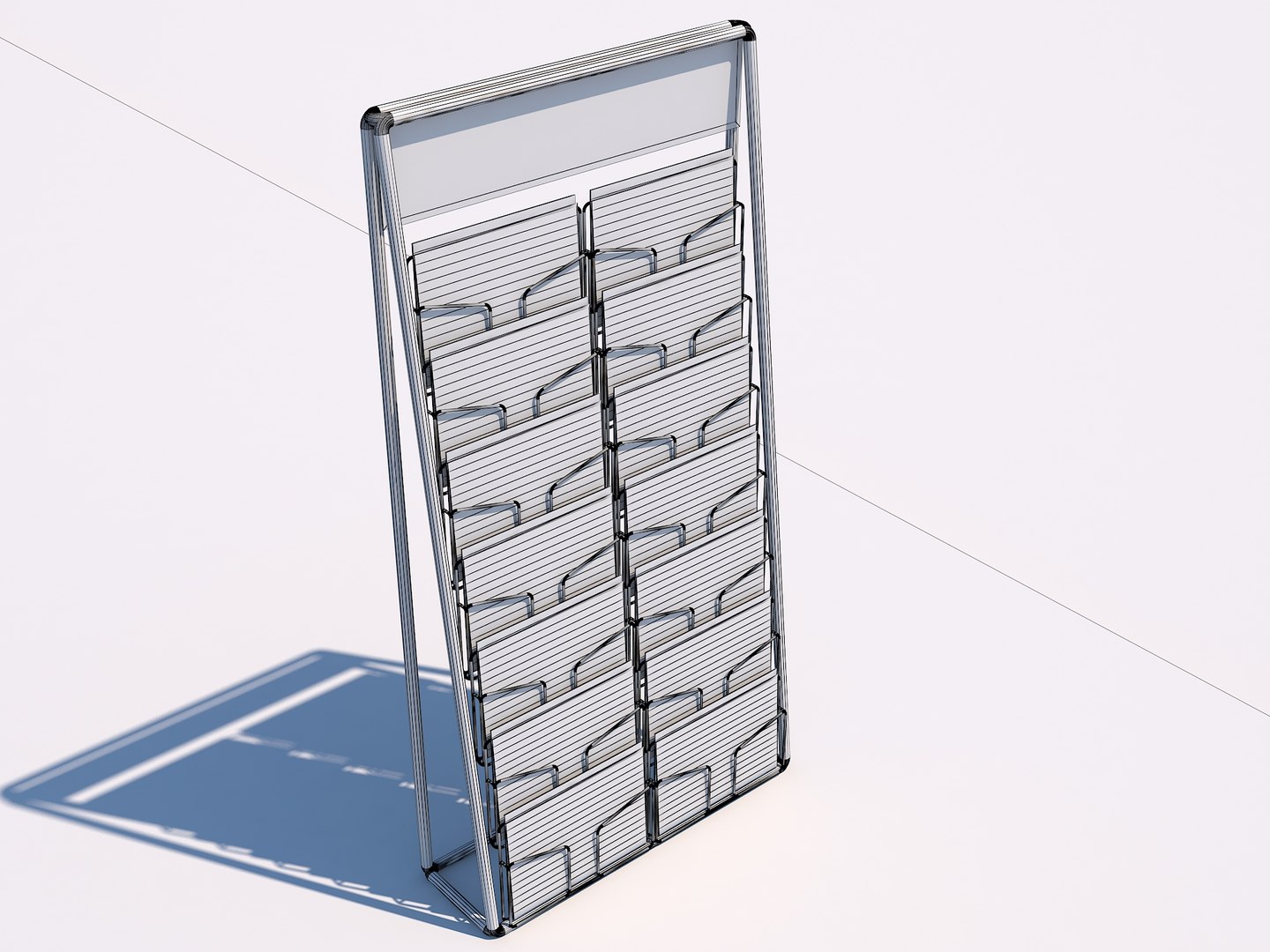 3D Newspaper Stand Model - TurboSquid 1674242