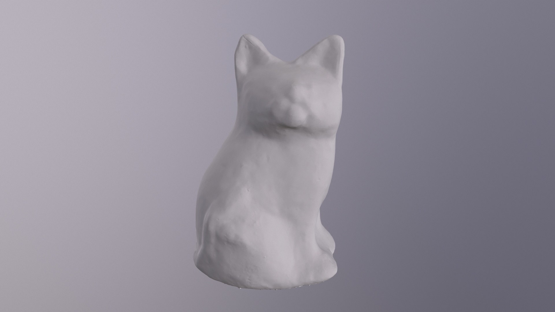 3D The cat ceramic figure high-poly 3D model model - TurboSquid 1872591