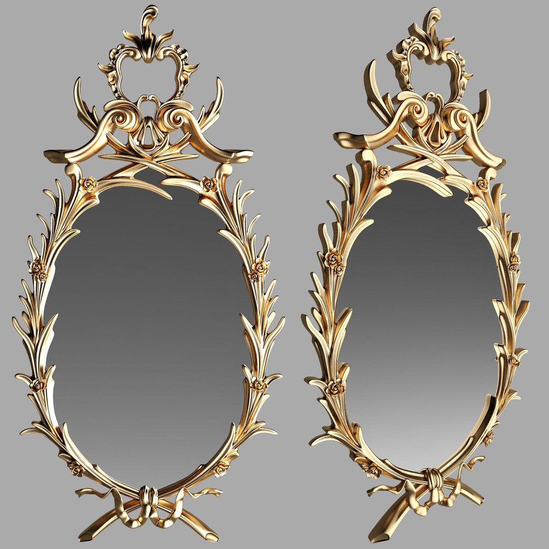 George 3 Mirror 3D Model - TurboSquid 1916797