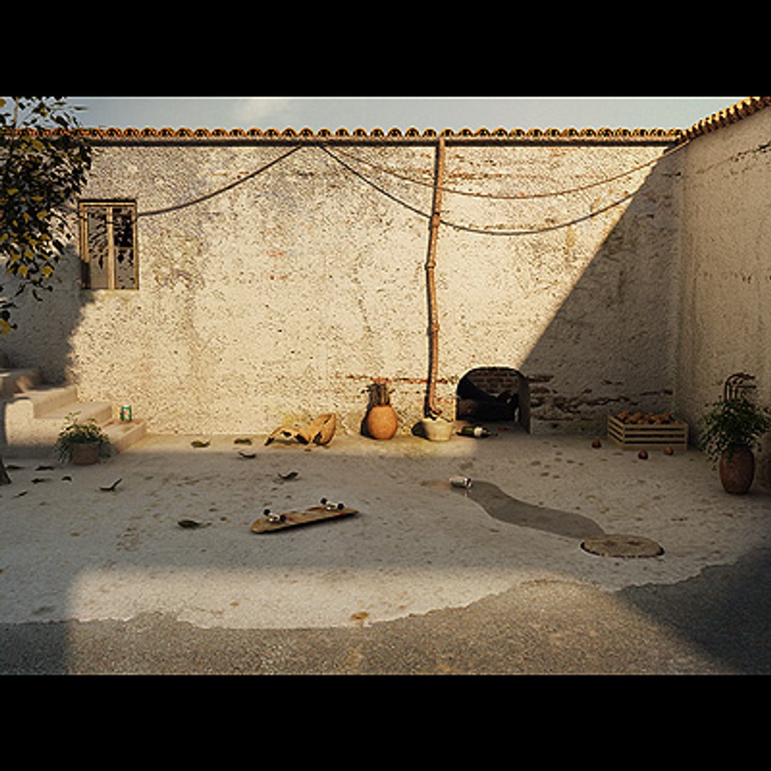 Alley Scenes 3d Model