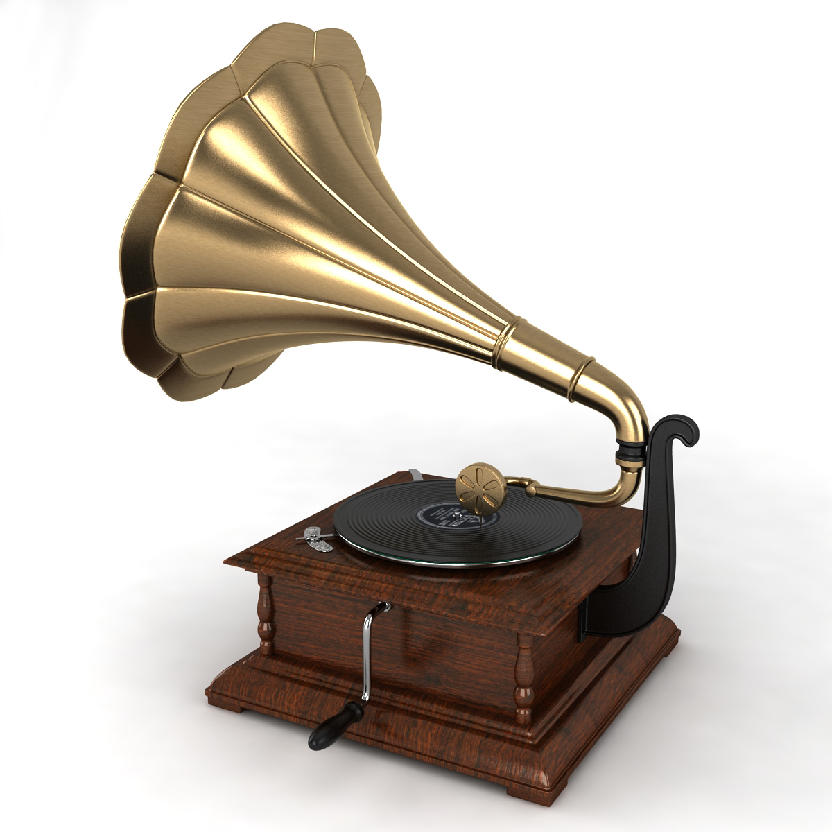 gramophone 3d model
