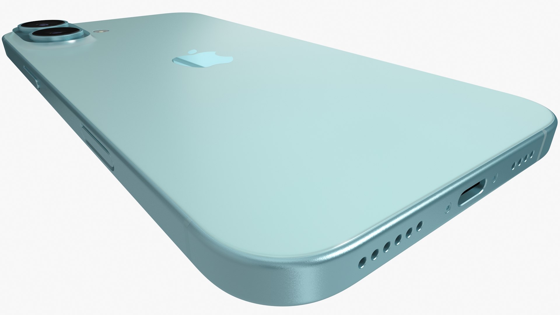 3D Apple IPhone 16 Plus Teal - TurboSquid 2280607