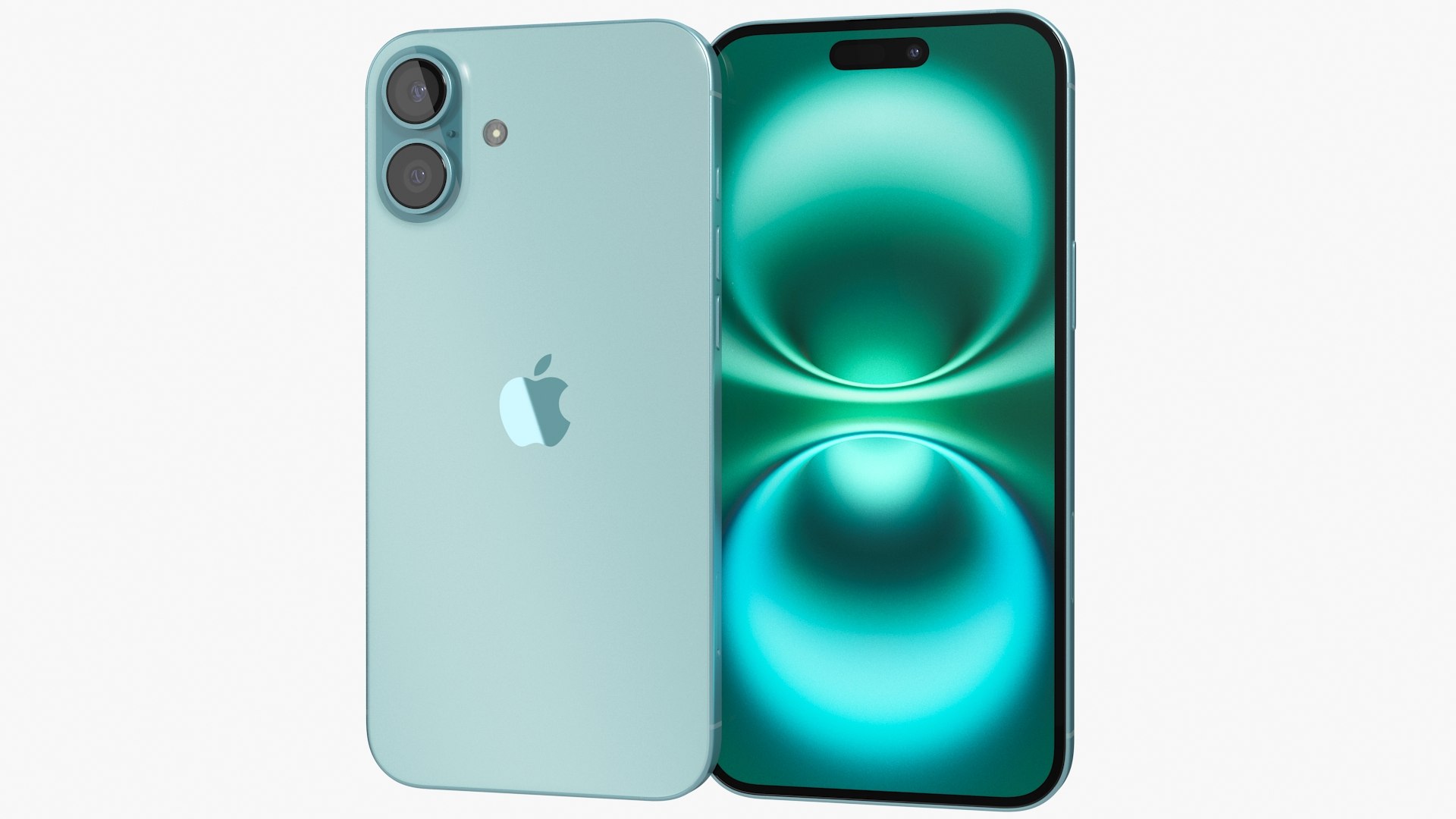 3D Apple IPhone 16 Plus Teal - TurboSquid 2280607