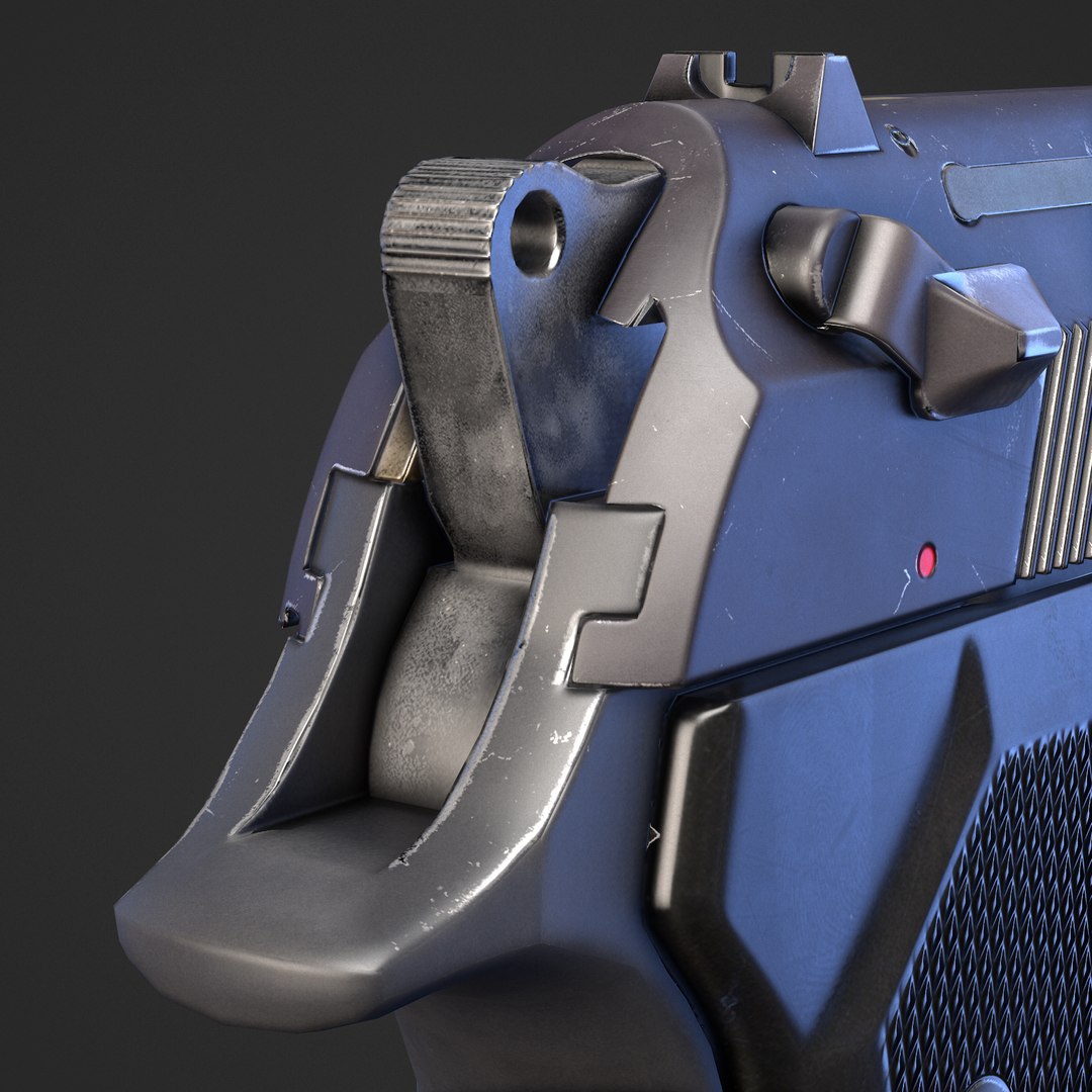 Ready Beretta 92fs 3d Model