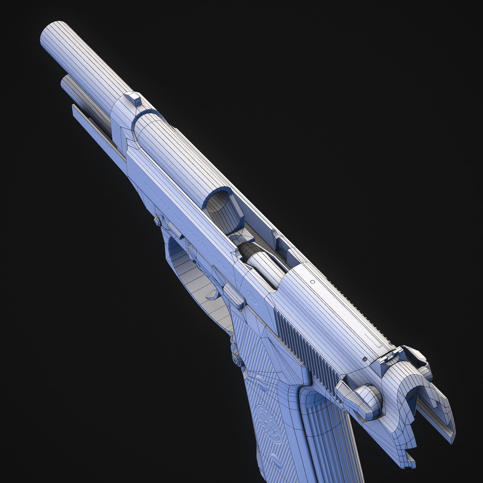 ready beretta 92fs 3d model