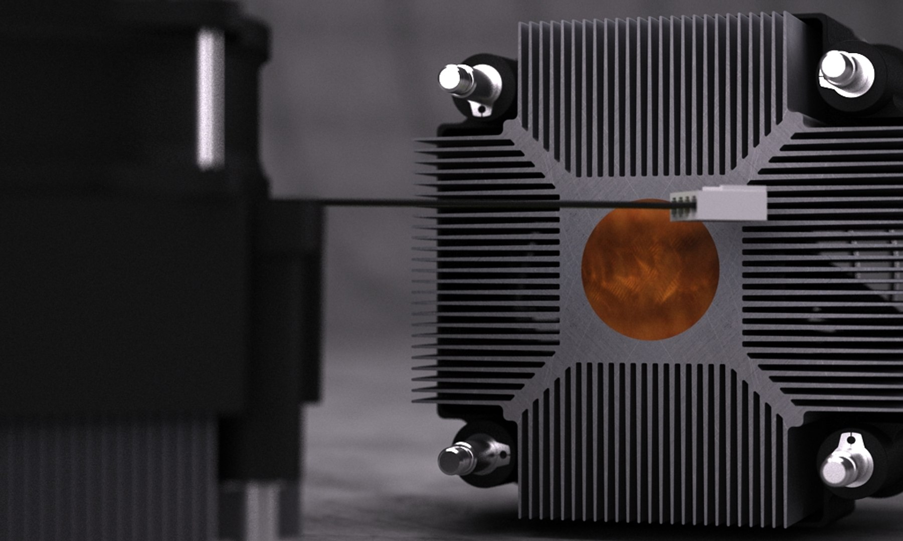 3d Mc Socket 775 Heatsink Model