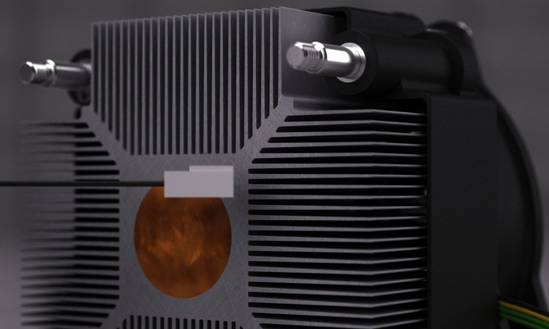 3d Mc Socket 775 Heatsink Model