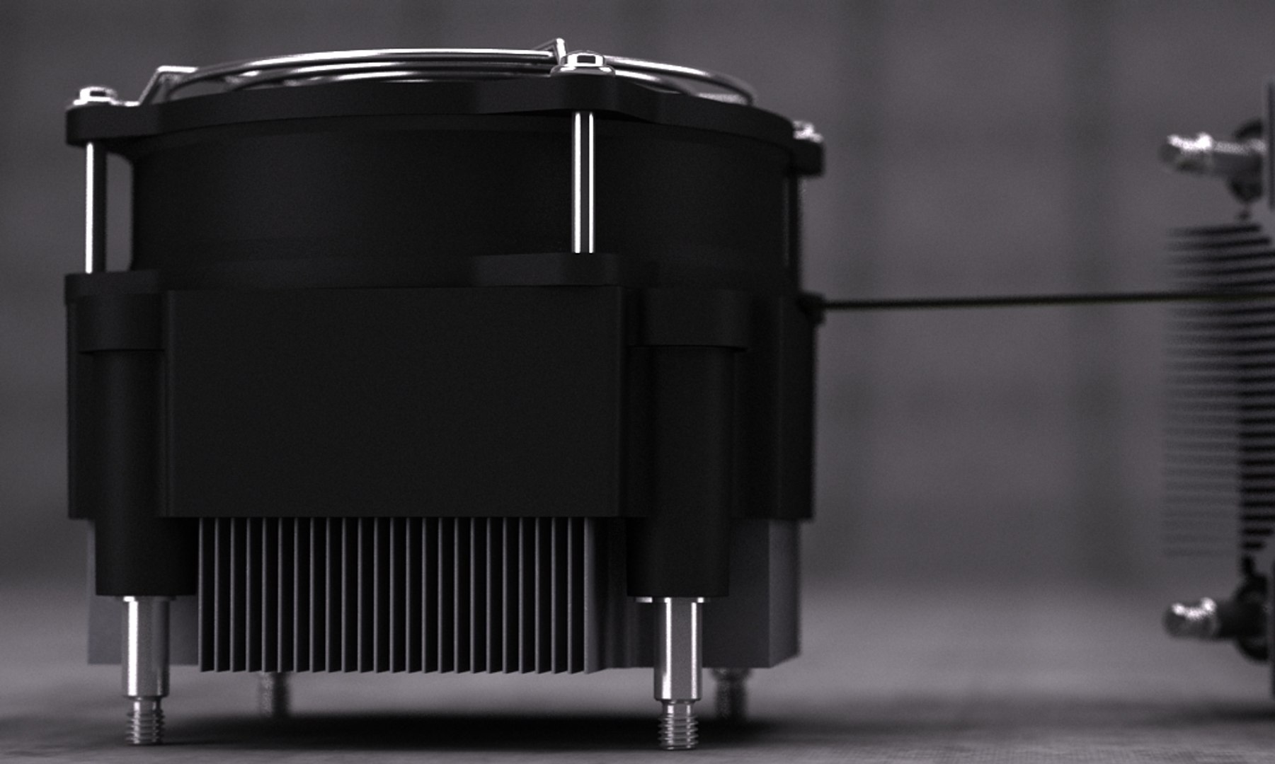 3d Mc Socket 775 Heatsink Model