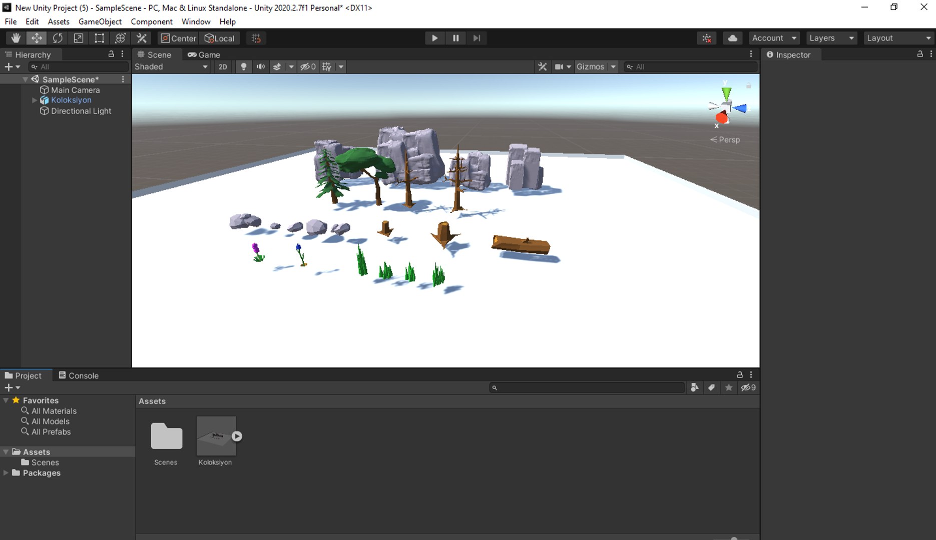 3D Low Poly Trees And Grass Plants And Rocks - TurboSquid 2063356