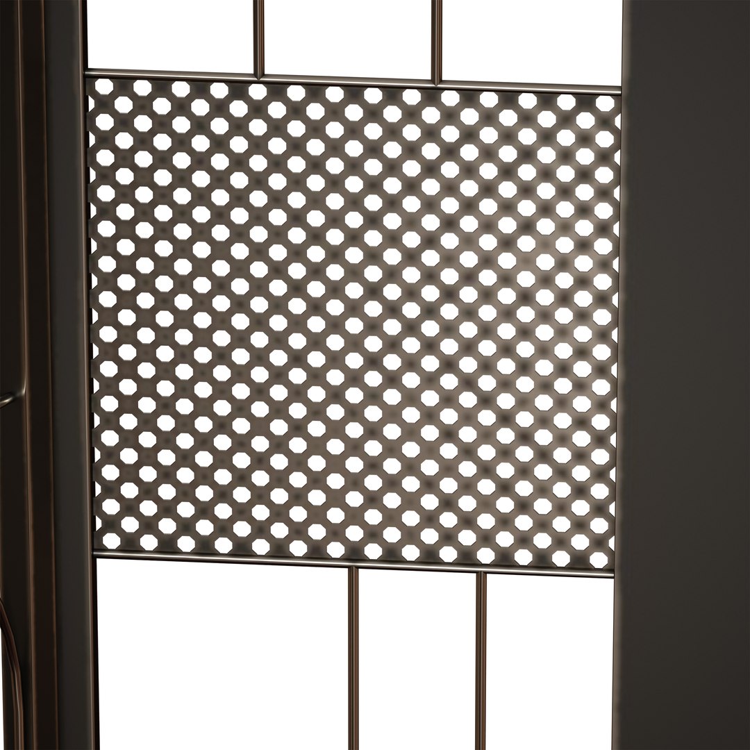 3D Metal Screen With Geometric Pattern Model - TurboSquid 2314483