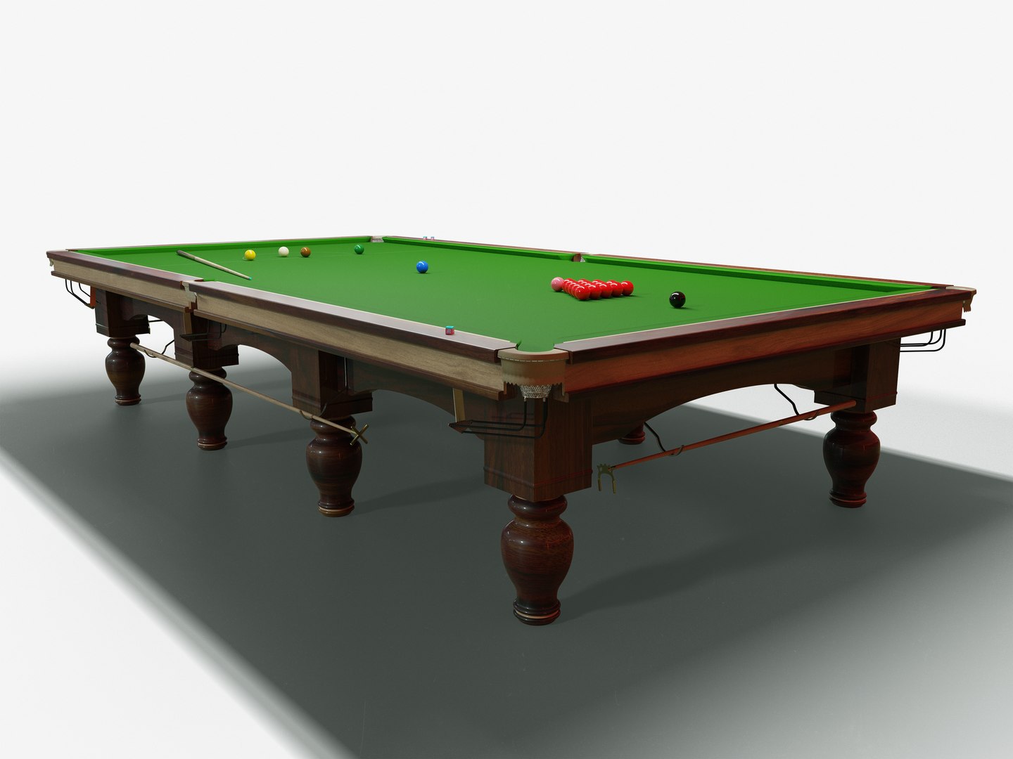 3D Model Billiards Collection - Snooker Table - TurboSquid 2139107