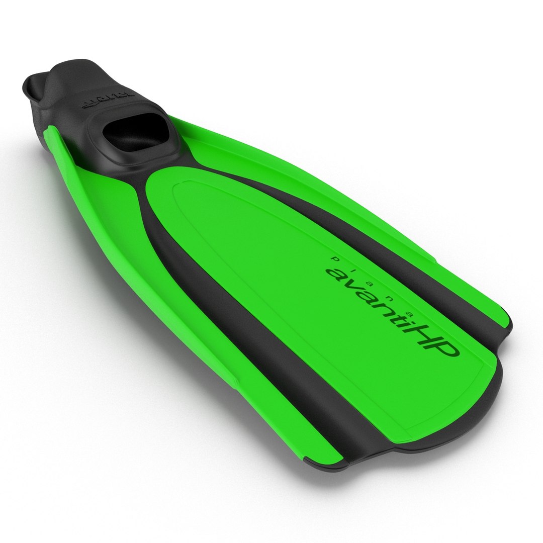 3d Swim Fins 2 Green