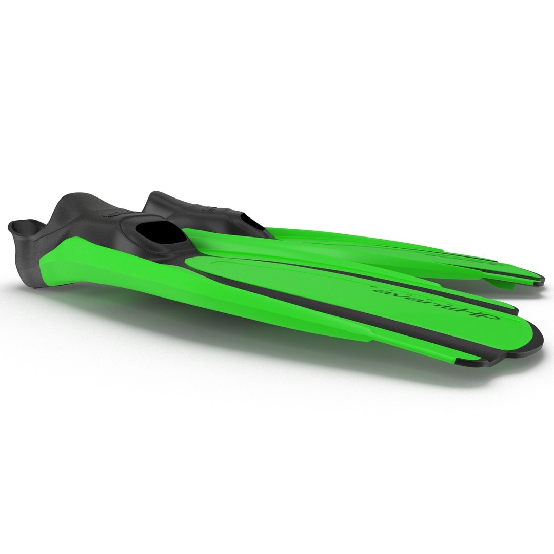 3d Swim Fins 2 Green