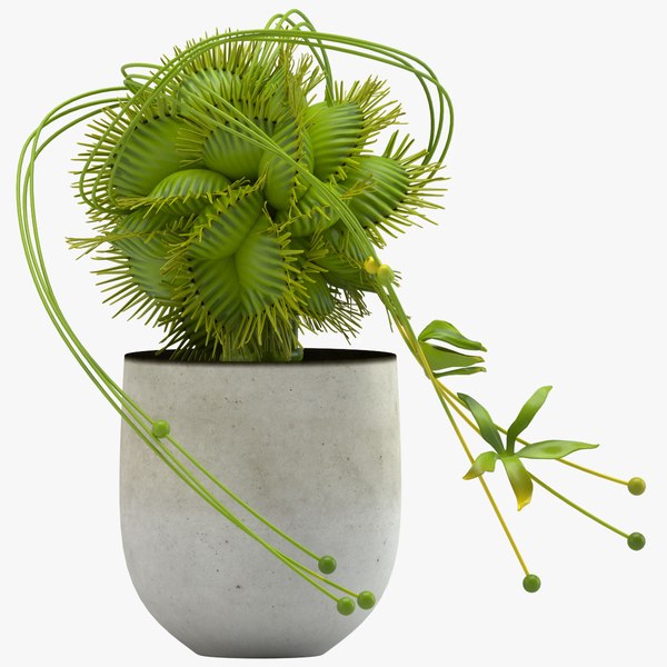 Vase 29 flycatcher flower 3D model - TurboSquid 1504317