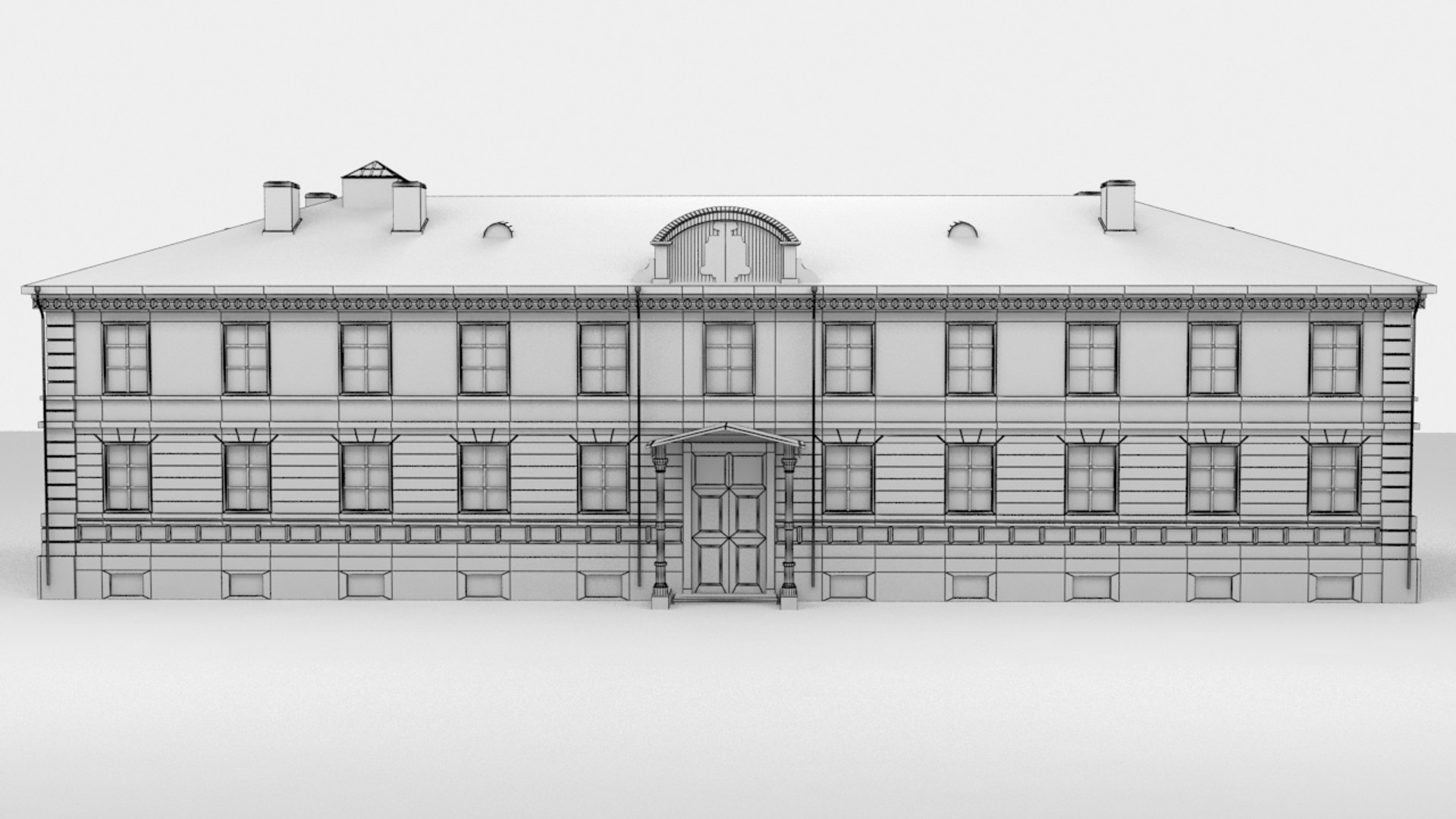 3D Stone Building End Xviii - TurboSquid 1258164