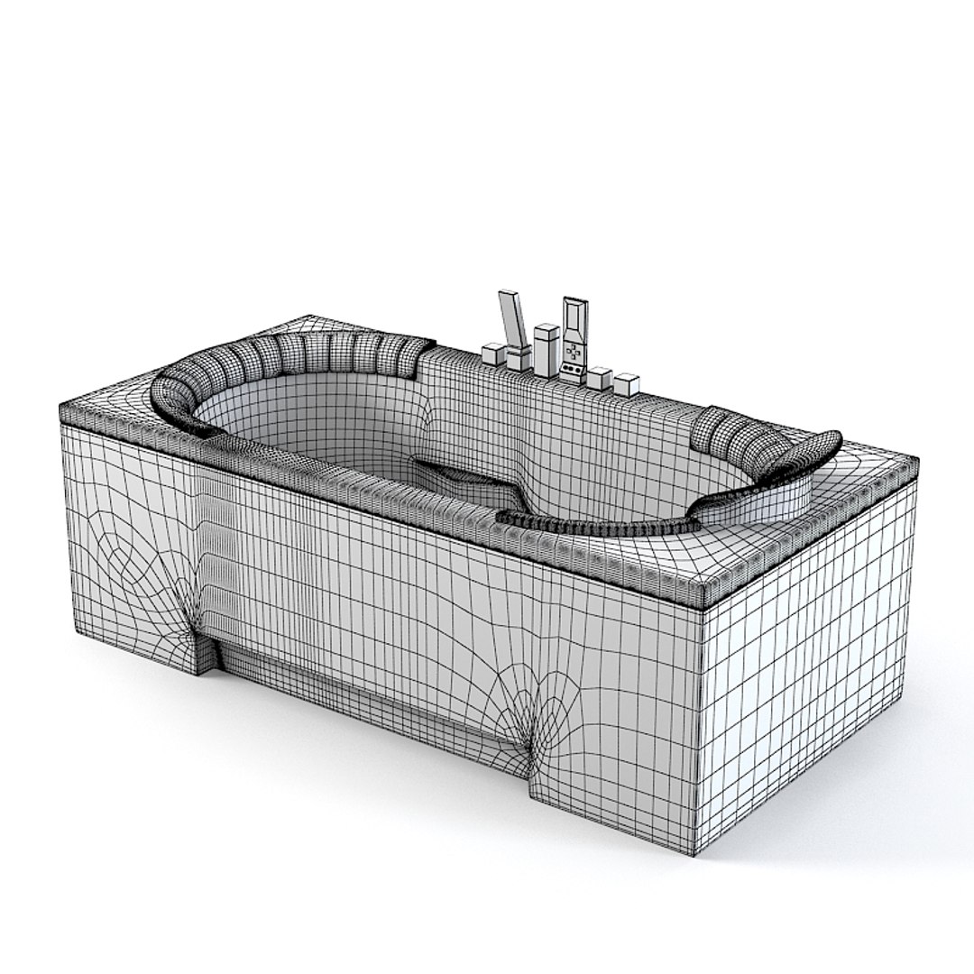 3d model of jacuzzi shami hydromassage