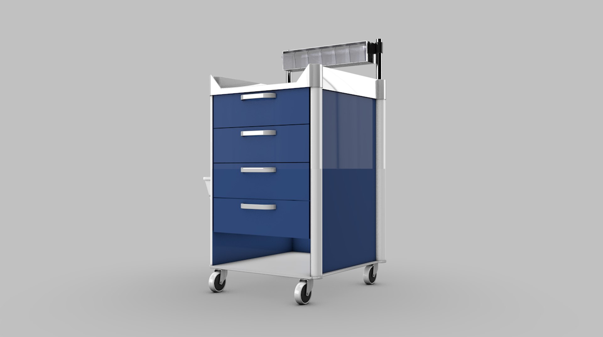 3d Hospital Medicine Cart