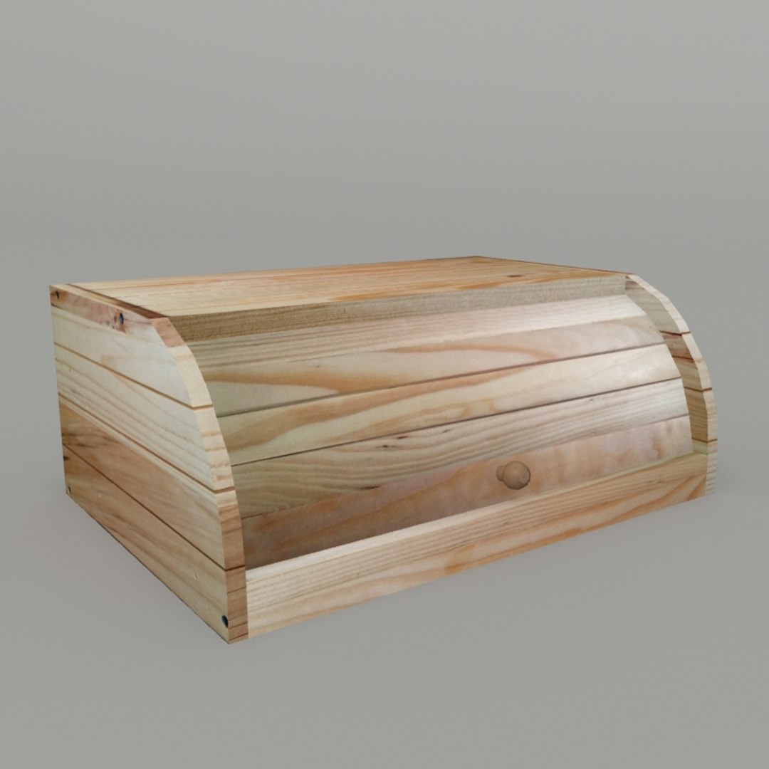 Bread Box 3d Obj
