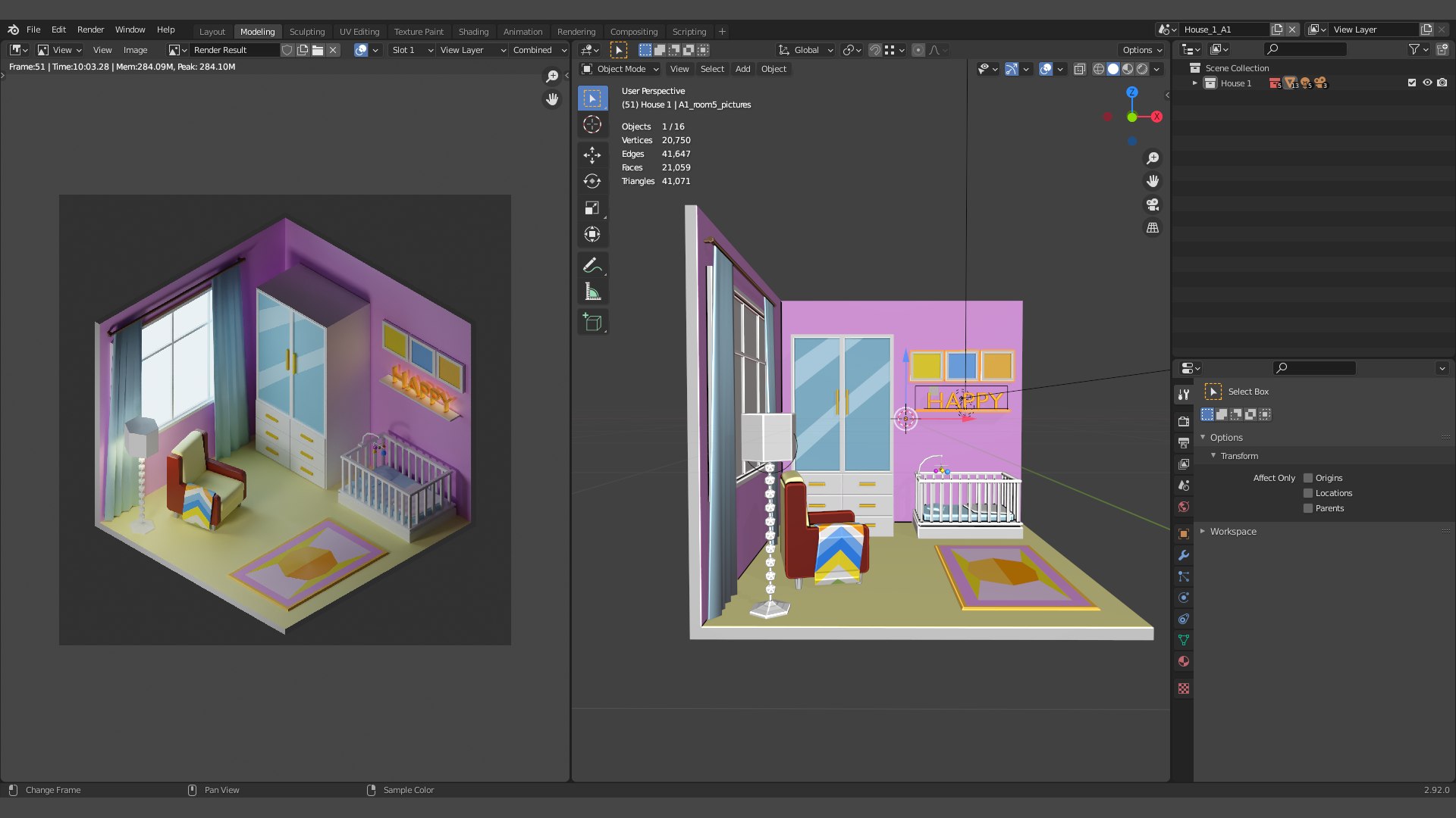 Simple Interior Collection 1 Low Poly 3D Model - TurboSquid 1739790