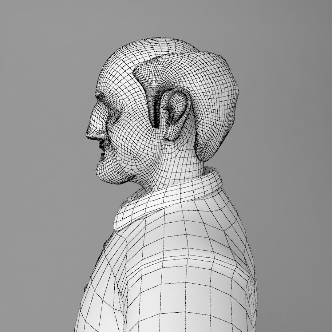 man character 3d max