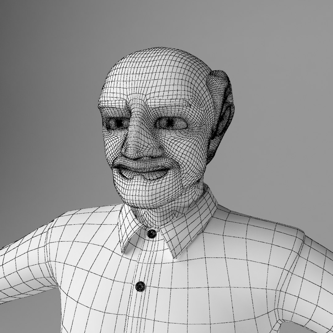 man character 3d max