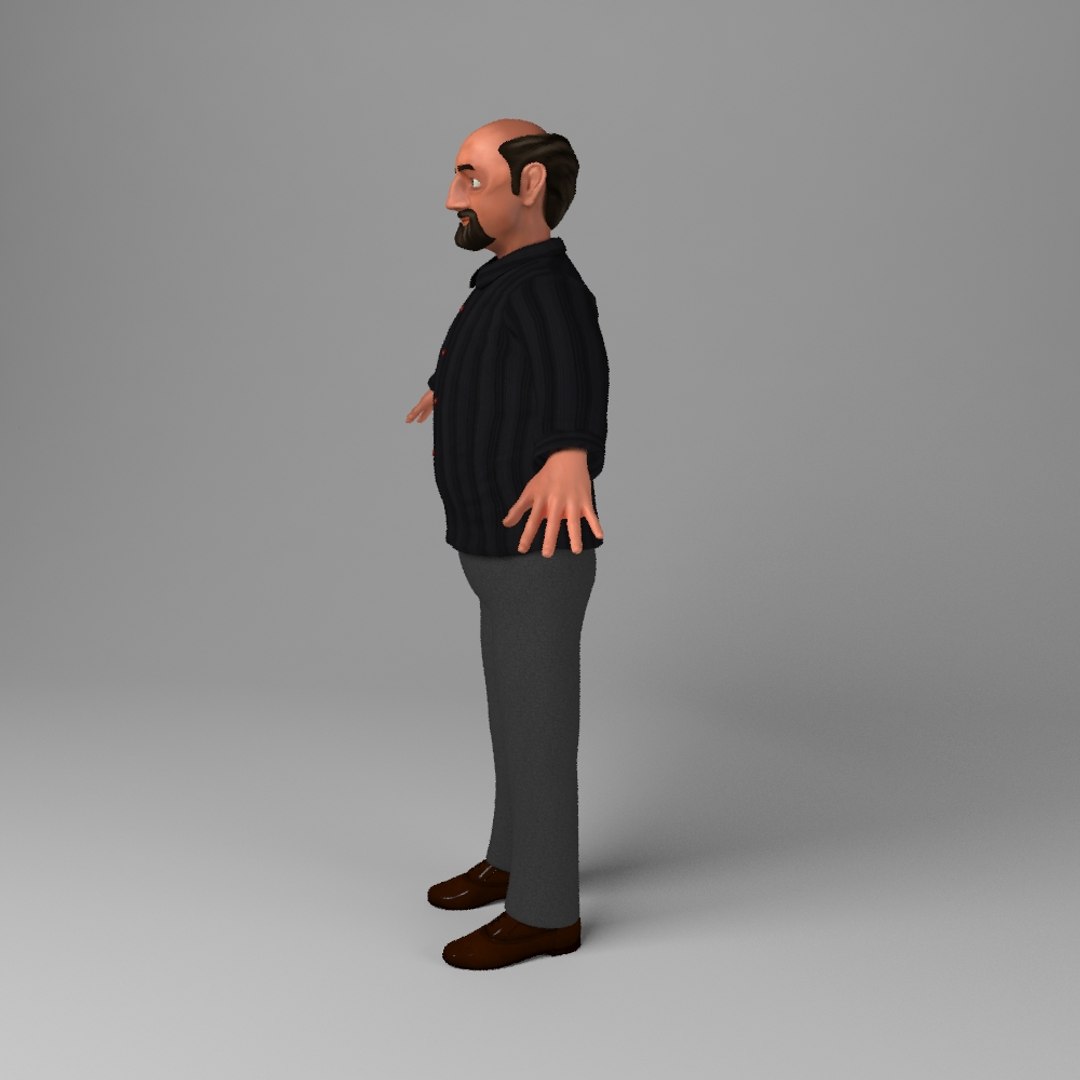 man character 3d max