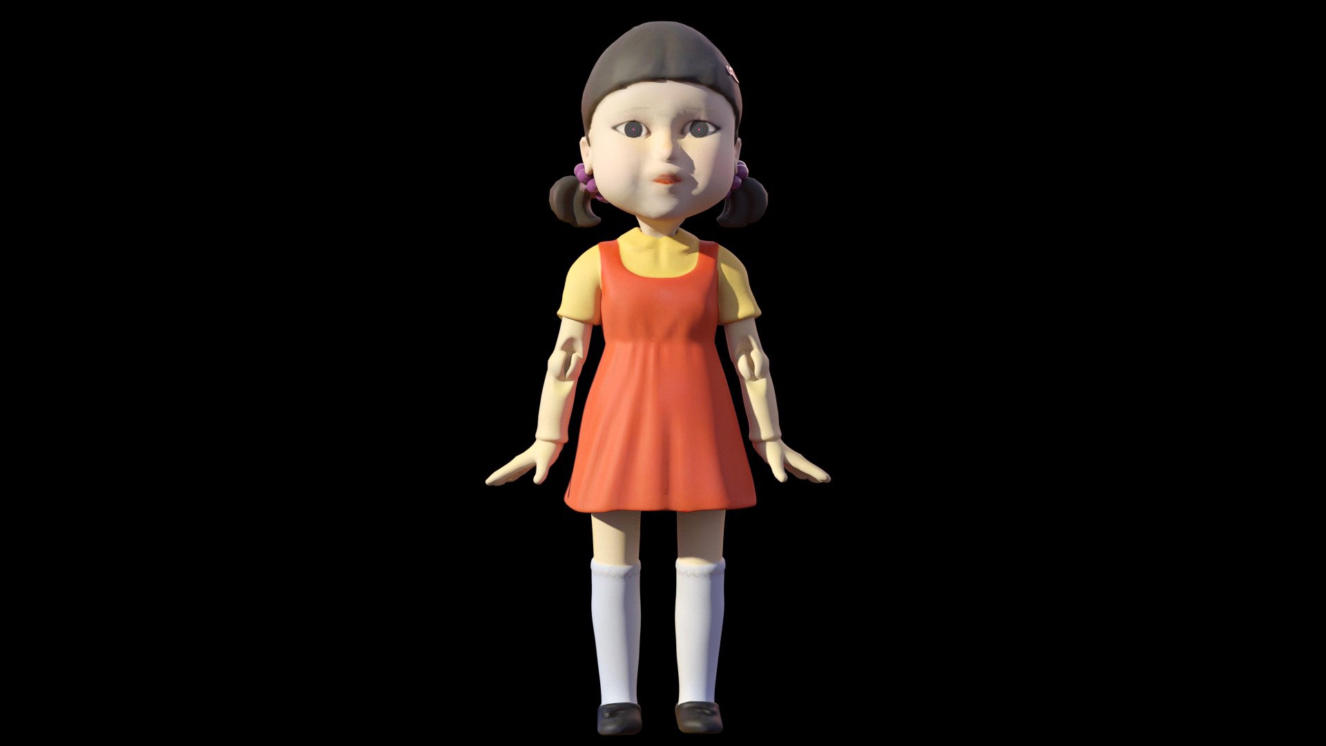Squid Game Stylized Game Ready Characters And Props MegaPack Low-poly ...