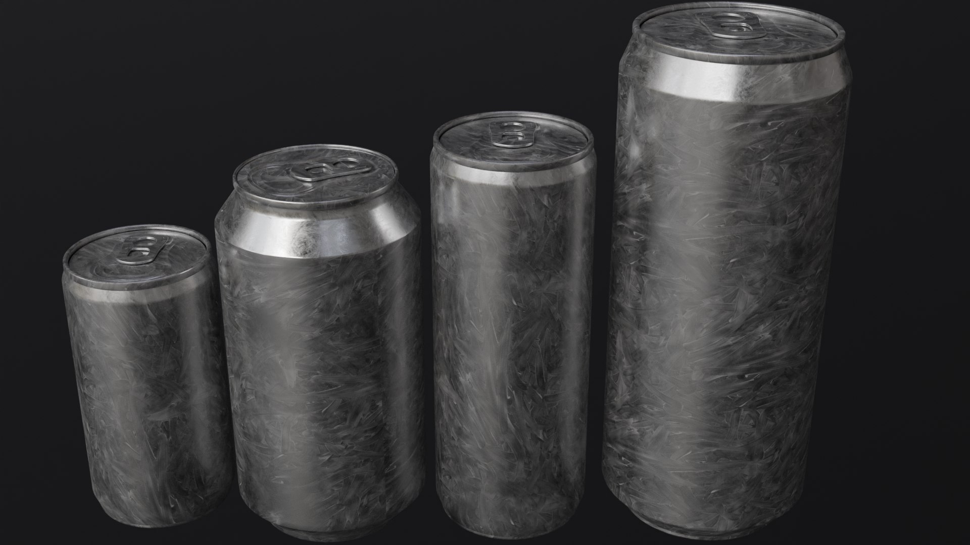 3D Standard Aluminum Can Collection Model - TurboSquid 2313601