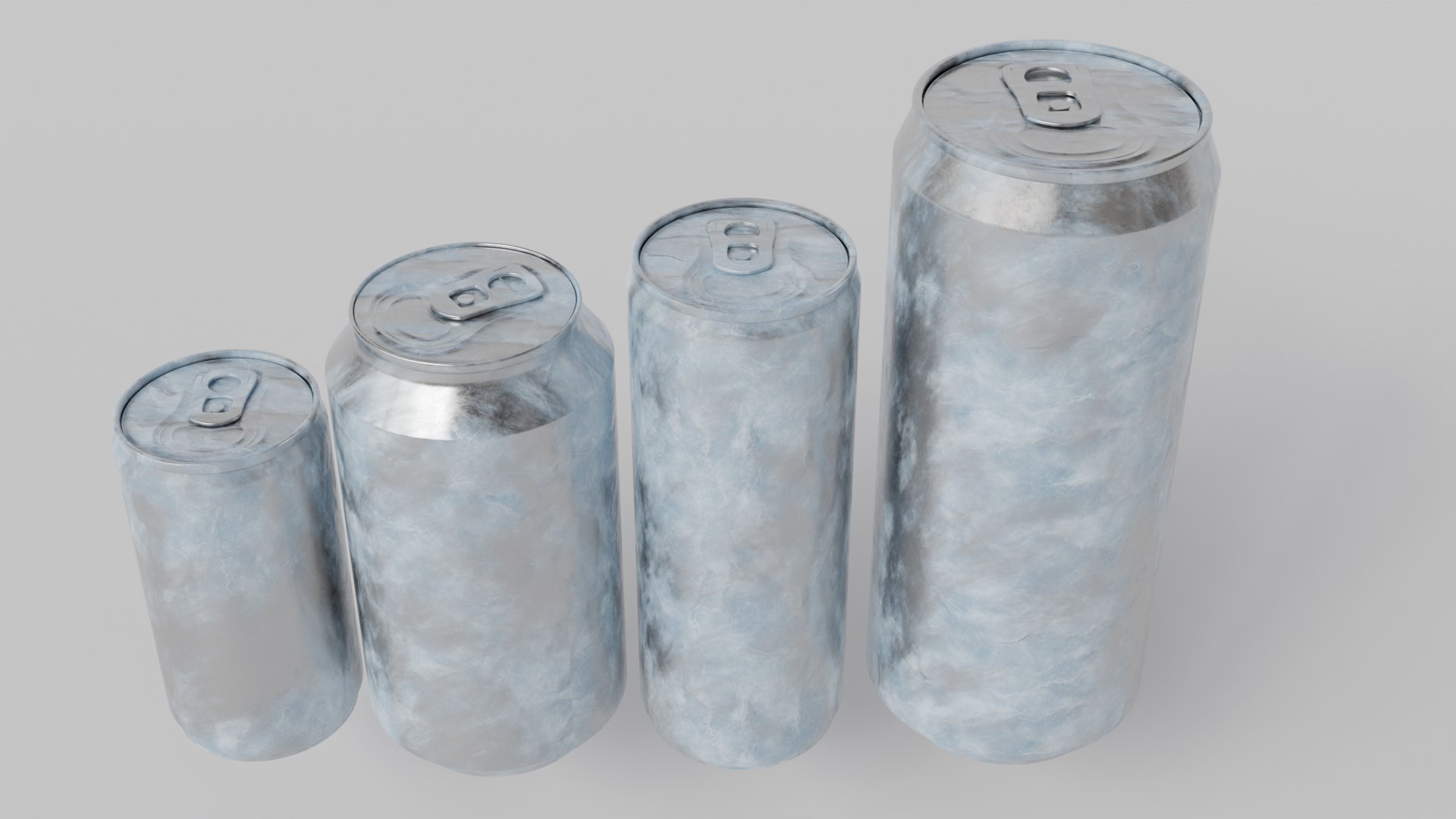 3D Standard Aluminum Can Collection Model - TurboSquid 2313601