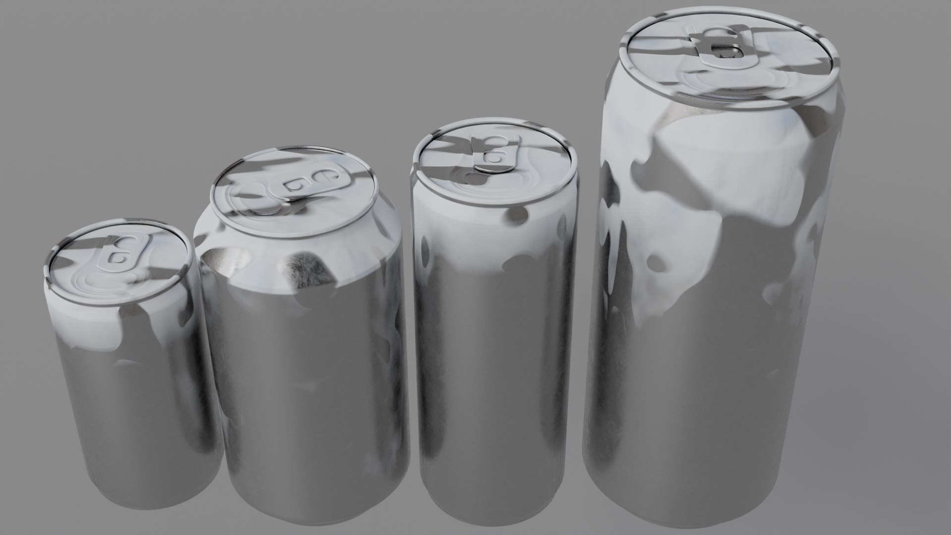 3D Standard Aluminum Can Collection Model - TurboSquid 2313601