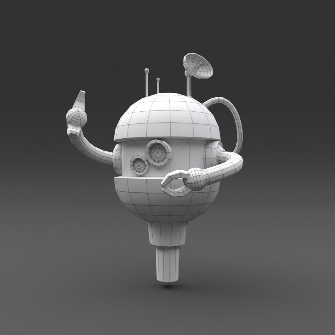 Robot Blender Rigged 3D Model - TurboSquid 1288393