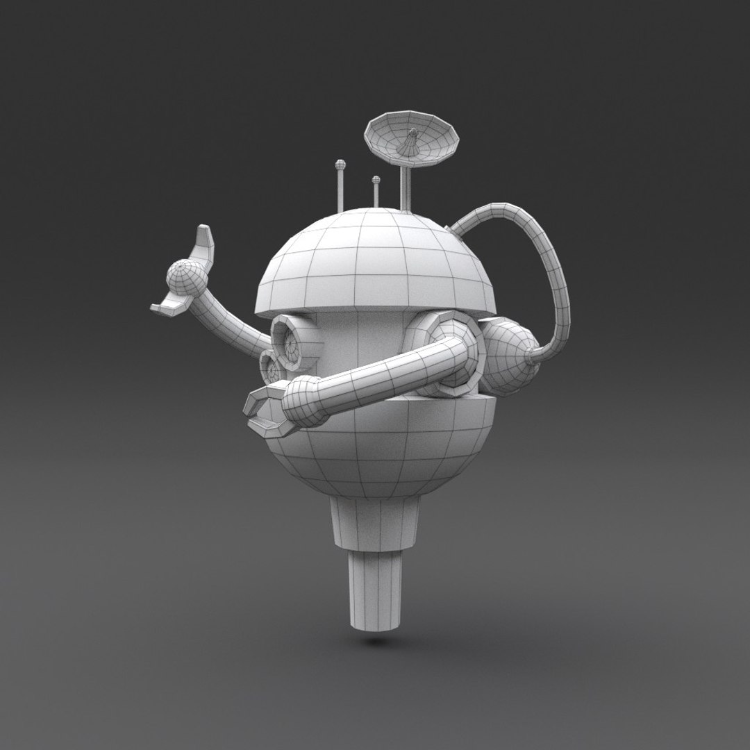 Robot Blender Rigged 3D Model - TurboSquid 1288393