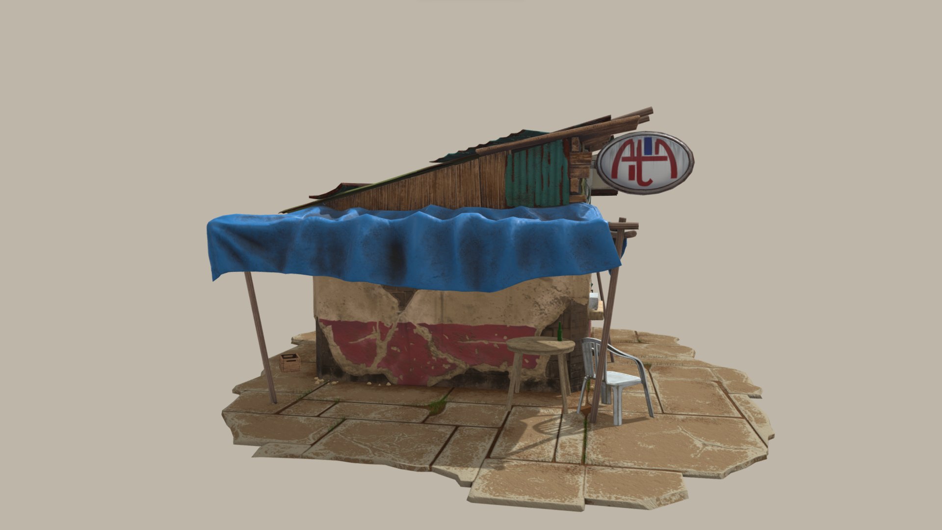 3D Slum House - TurboSquid 2323285