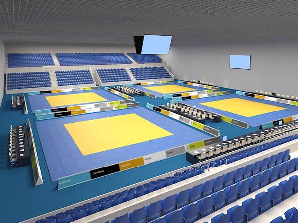 3ds max sports center judo