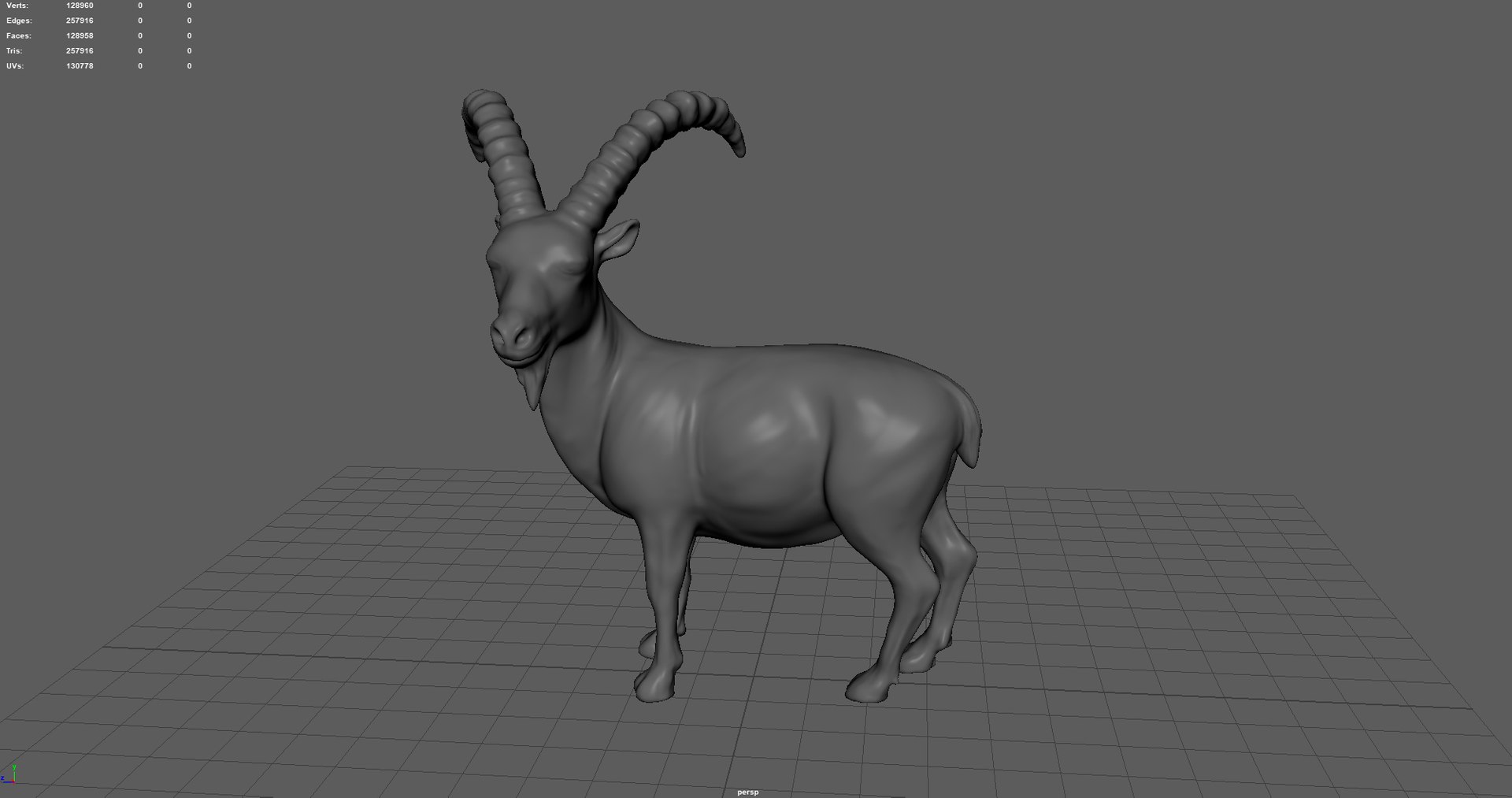 Wild Goat Model - TurboSquid 1408141